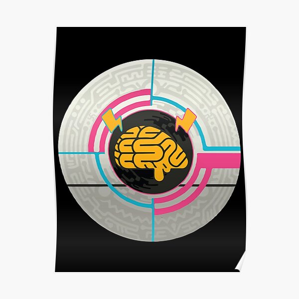 Póster «¡Logotipo de DMMD Jerry Braine en color! v2» de coralful ...