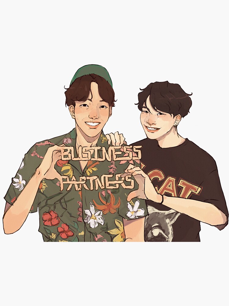 "Business Partners™" Sticker for Sale by chaemyg | Redbubble