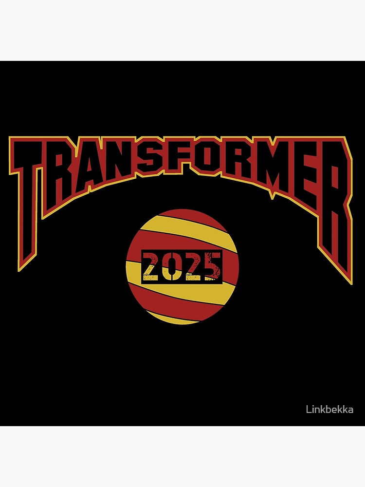 "Transformer Name Logo Slogan Black and Red" Poster by Linkbekka ...