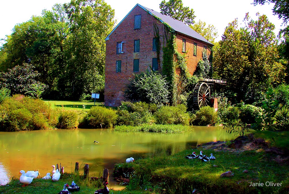 "Lindale Mill" by Janie Oliver | Redbubble