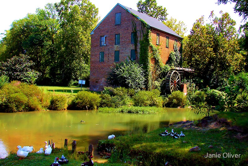 "Lindale Mill" by Janie Oliver | Redbubble