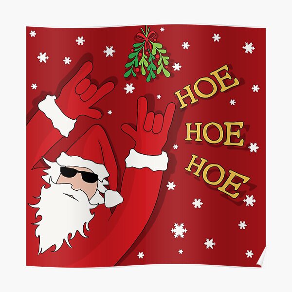 "Bad Santa" Poster for Sale by ValentinaHramov | Redbubble