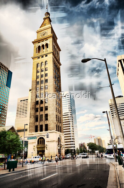 "Clocktower - Denver" by Luca Renoldi | Redbubble