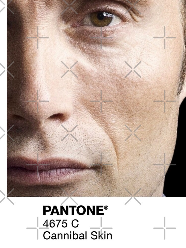 "Hannibal x PANTONE 4675 C Cannibal Skin" iPhone Case for Sale by ...