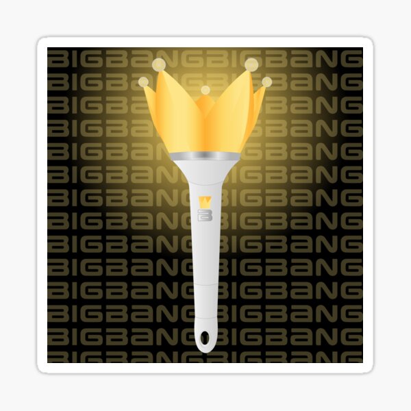"KPOP LIGHTSTICK VIP BIG BANG BANG BONG FANDOM" Sticker by leixarts ...