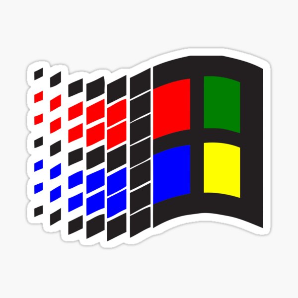 Windows Logo Stickers | Redbubble