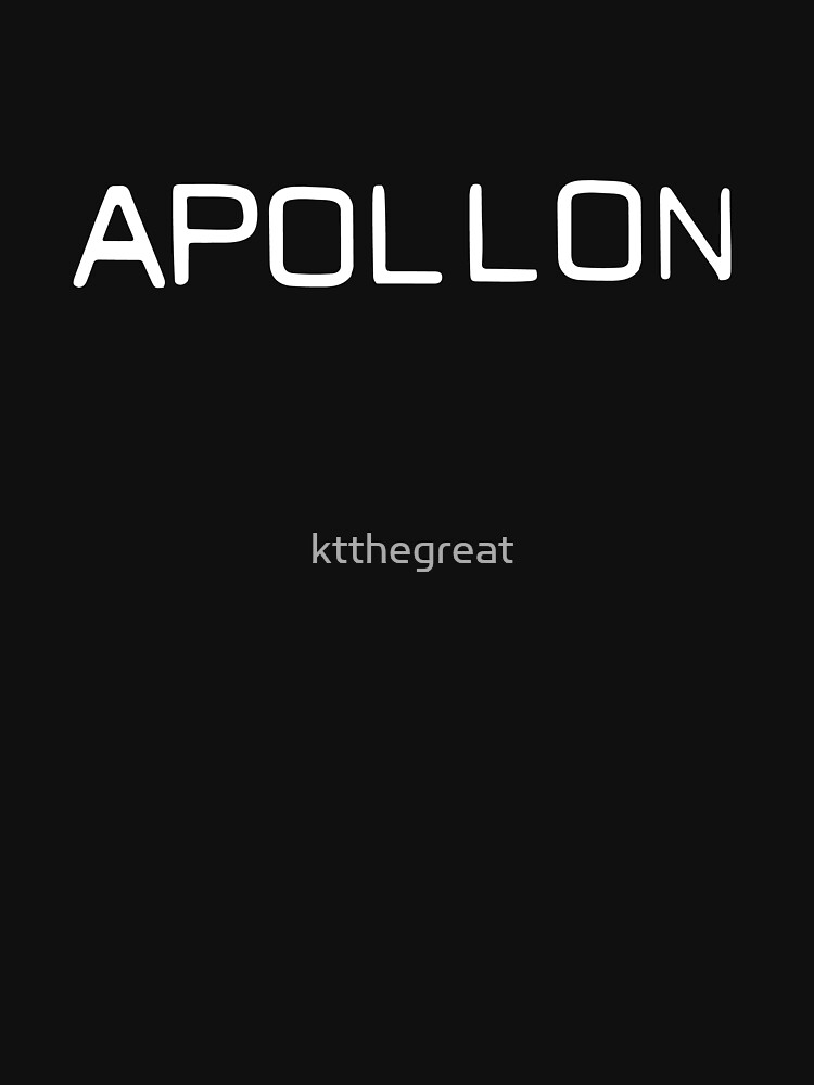 "Apollon (white) - The Rain" T-shirt by ktthegreat | Redbubble ...