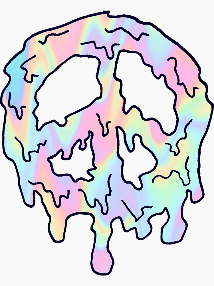 "Drippy Trippy Rainbow Peace Sign" Sticker for Sale by hannaheve217 ...