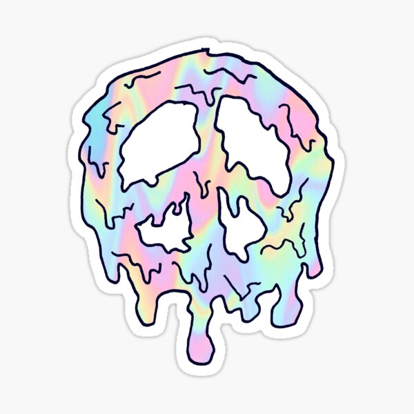 "Drippy Trippy Rainbow Peace Sign" Sticker for Sale by hannaheve217 ...