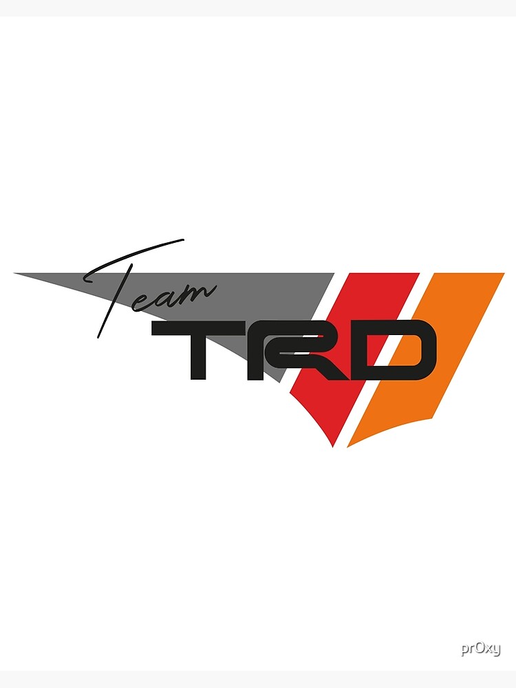 "Team TRD - Toyota Racing Development" Art Board Print for Sale by ...