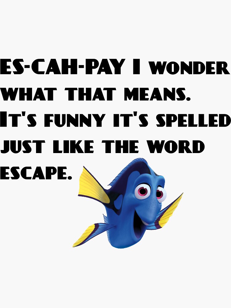 "Escape" Sticker for Sale by maryluten1 | Redbubble