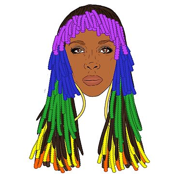 "Erykah Badu In Color " Art Board Print for Sale by kdmadeit | Redbubble