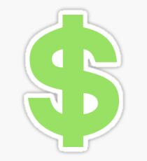 Dollar Sign: Stickers | Redbubble