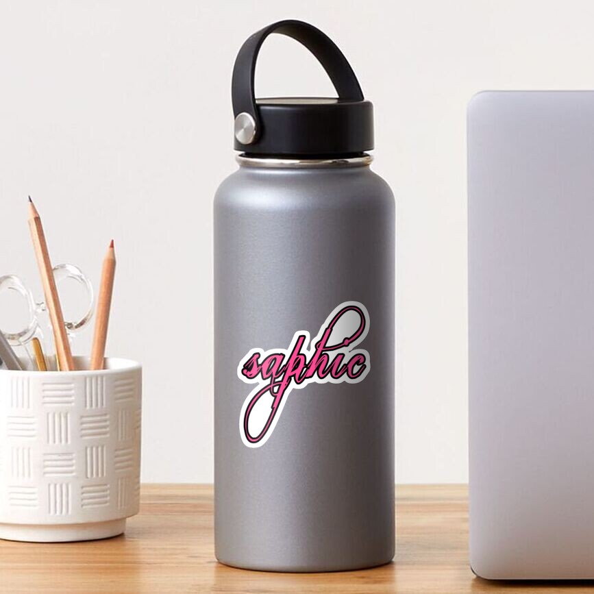 "SAPHIC minimal design" Sticker by partainkm | Redbubble