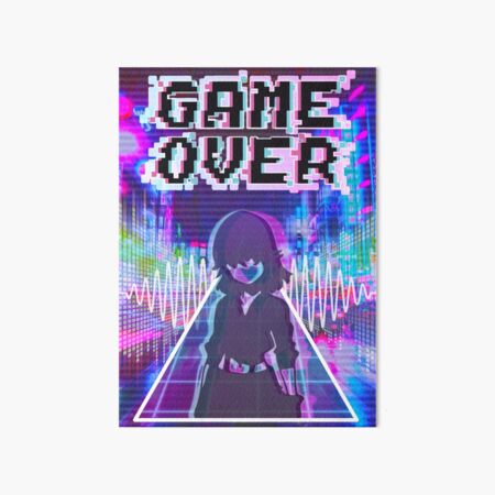 "GAME OVER (Japanese Vaporwave)" Art Board Print by Tmain4 | Redbubble