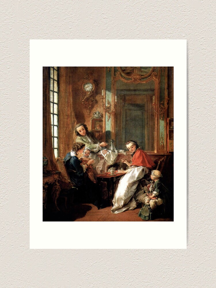 "Breakfast( Le Dejeuner)-Francois Boucher" Art Print for Sale by ...