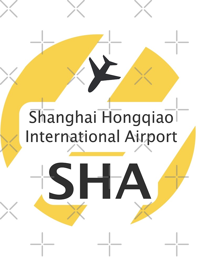"SHA, Airport in Shanghai, China" Poster for Sale by Aviators | Redbubble