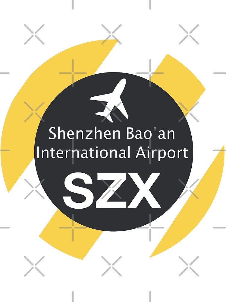"SZX, Shenzhen Bao'an International Airport" Poster by Aviators | Redbubble