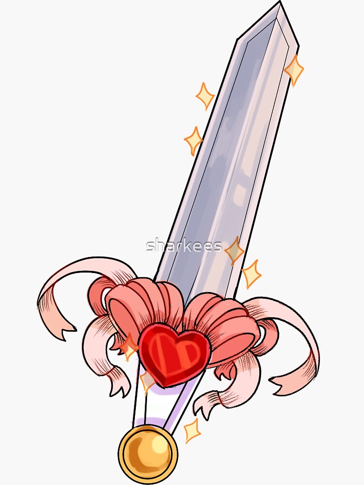 "Magical Girl Sword" Sticker for Sale by sharkees | Redbubble