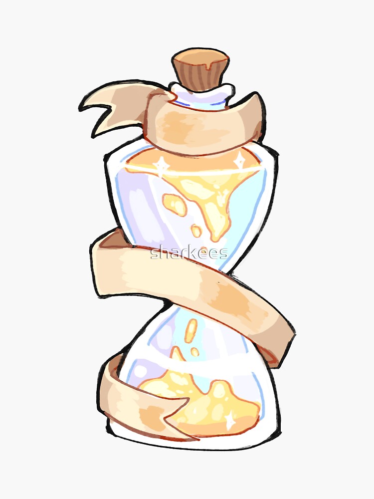 "Time Potion" Sticker by sharkees | Redbubble