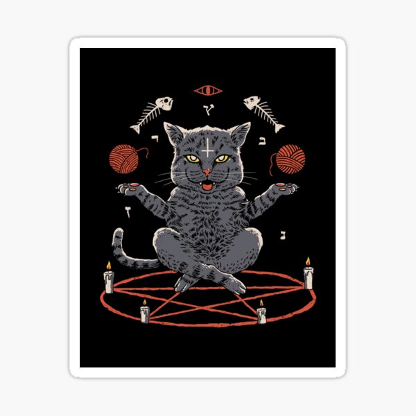 "Devious Cat" Sticker for Sale by vincenttrinidad | Redbubble