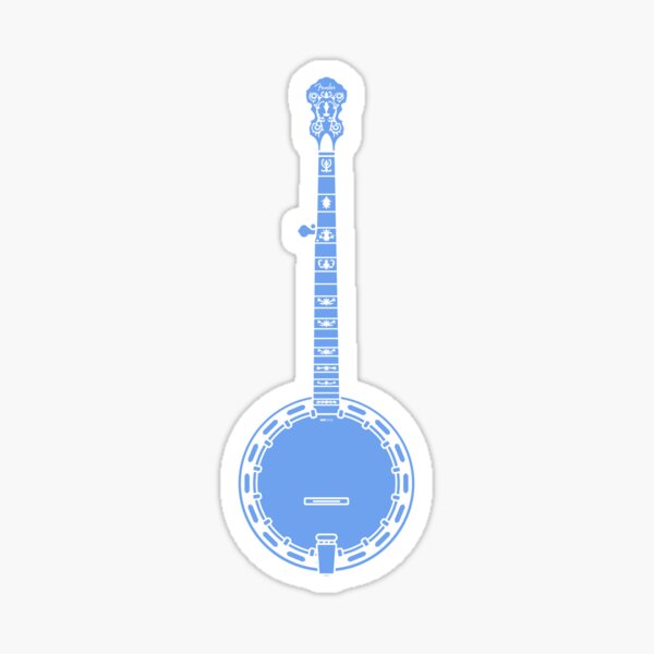 Banjo Stickers | Redbubble