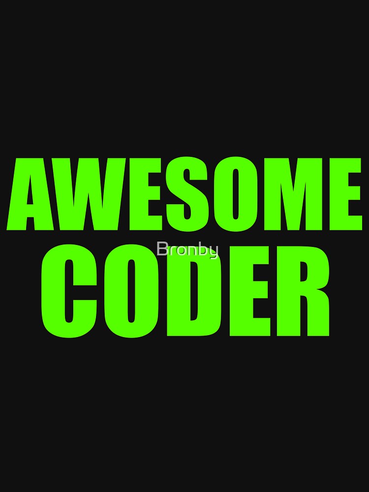 "Awesome Coding T Shirts Gifts for Coders. Love to Code." T-shirt for ...