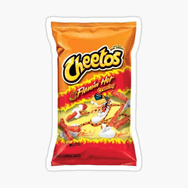 Hot Cheetos Stickers | Redbubble