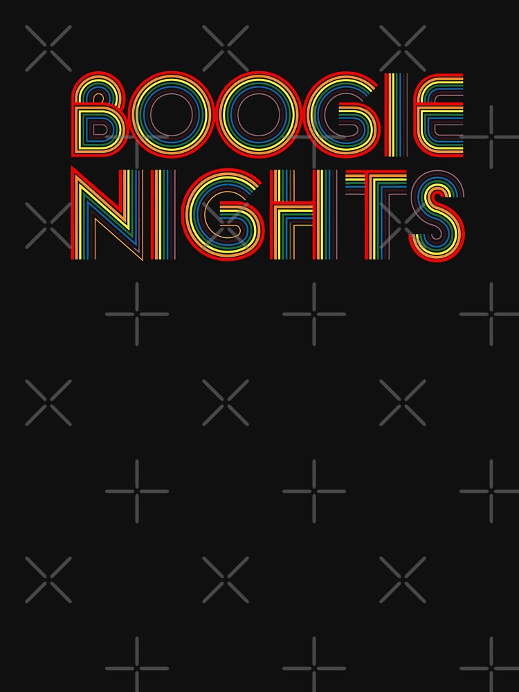"Boogie Nights" T-shirt for Sale by behindurshades | Redbubble | boogie ...