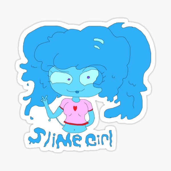 "Slime Girl" Sticker for Sale by Jnetwork | Redbubble