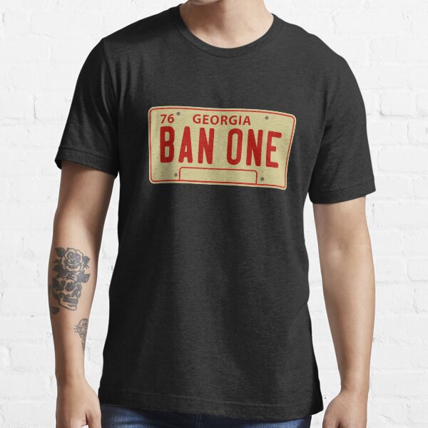 "BAN ONE Licence Plate" T-shirt for Sale by TheFlying6 | Redbubble ...
