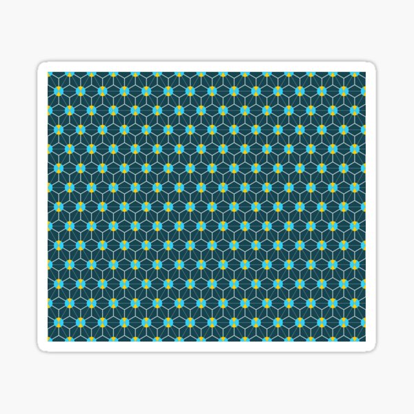 "Circles and stacked geometric grids" Sticker for Sale by copernic1543 ...