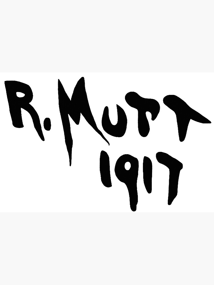 Lámina artística «R Mutt 1917, Marcel Duchamp» de opngoo | Redbubble