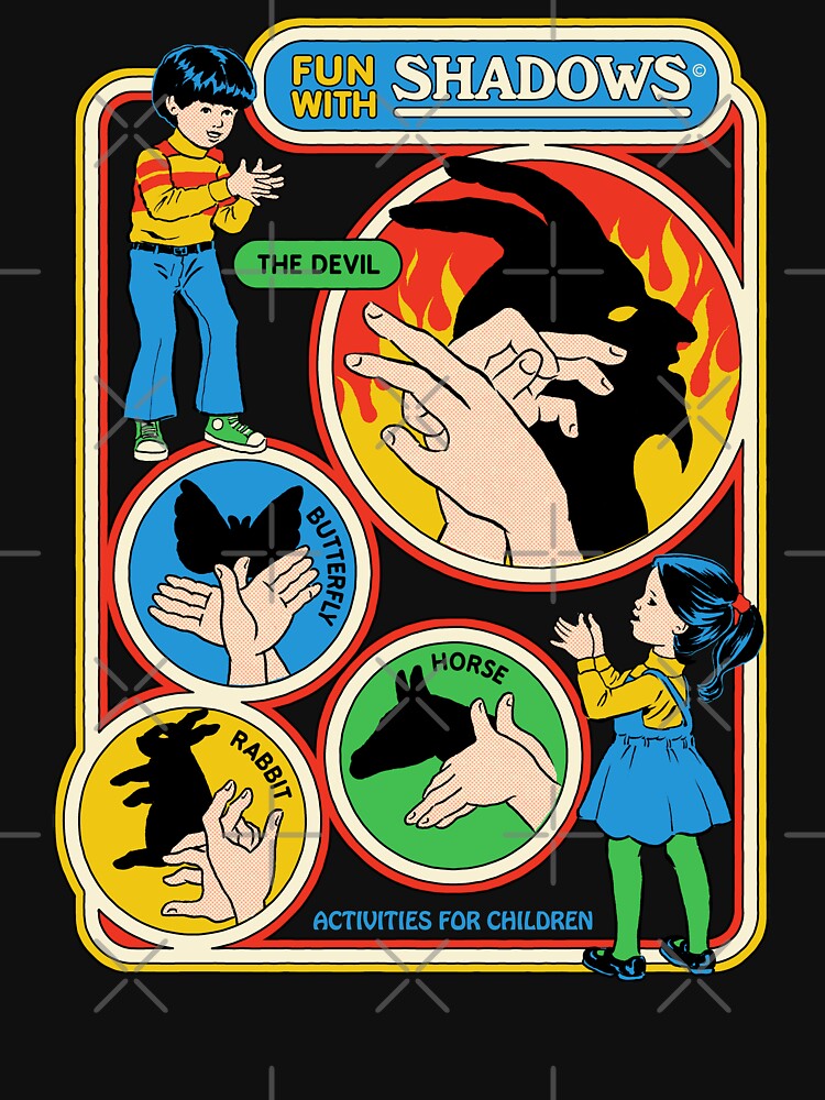 "Fun With Shadows" Essential T-Shirt for Sale by Steven Rhodes | Redbubble