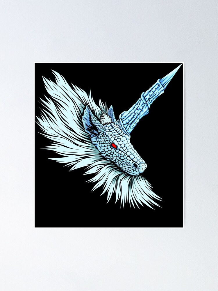 "Kirin monster head" Poster by Dandeelion | Redbubble