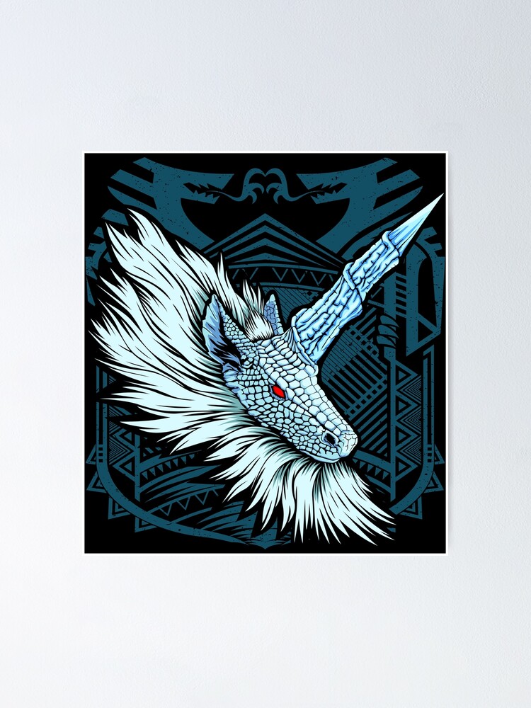 "Kirin MHW" Poster for Sale by Dandeelion | Redbubble