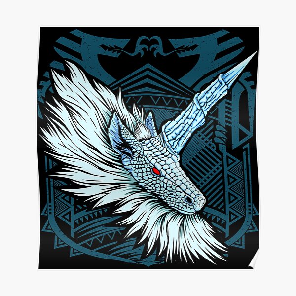 "Kirin MHW" Poster for Sale by Dandeelion | Redbubble