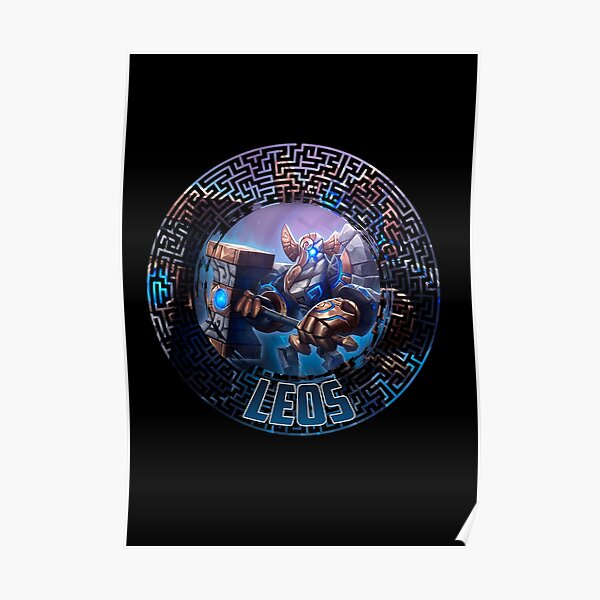 Póster «Guardianes del laberinto Leos Water - Guerra de invocadores» de ...