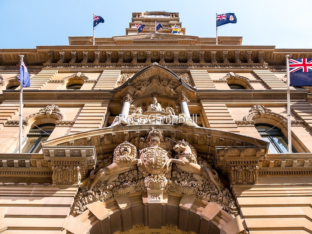 "Historic GPO Building, Martin Place, Sydney" by Ross Campbell | Redbubble