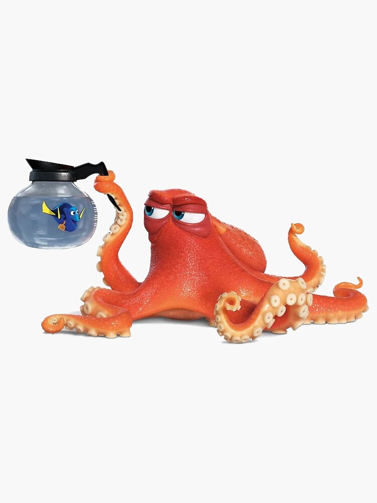 "Hank from Finding Dory" Sticker for Sale by WWSD | Redbubble