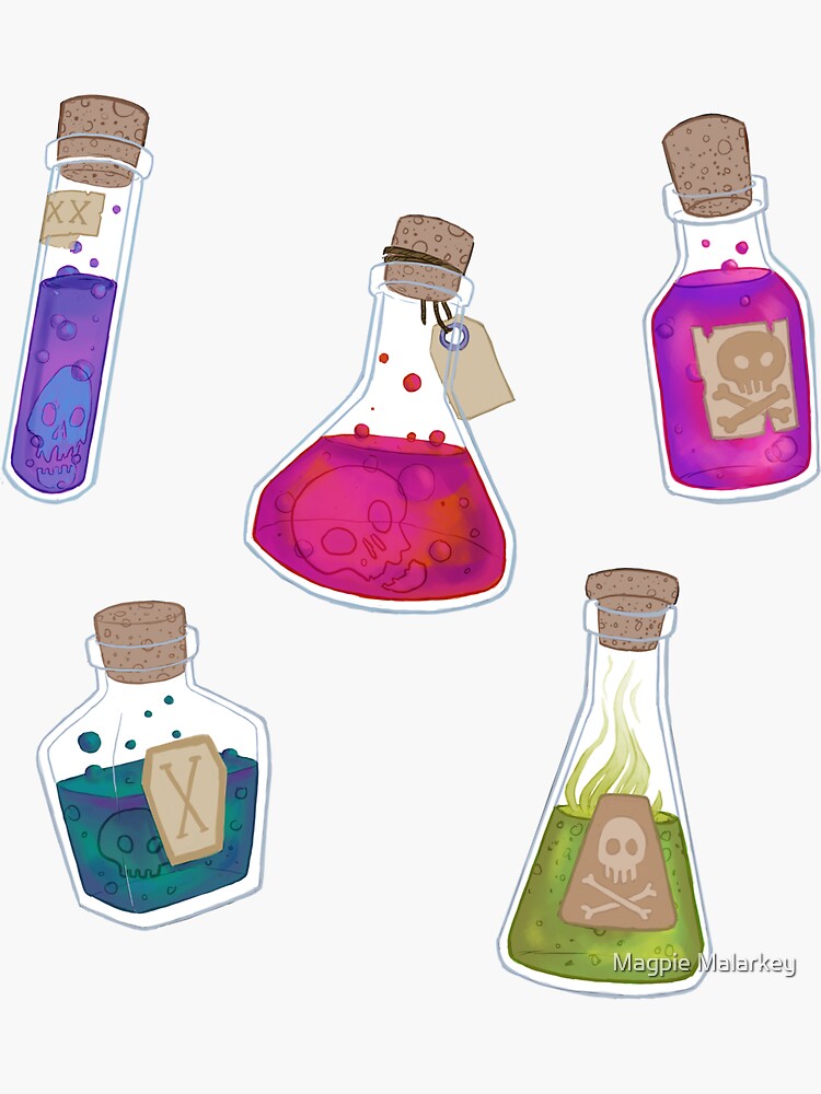"Poison Pack" Sticker by paradoxhorizon | Redbubble