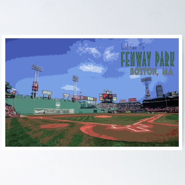 "Vintage Fenway Poster" Poster for Sale by positiveimages | Redbubble