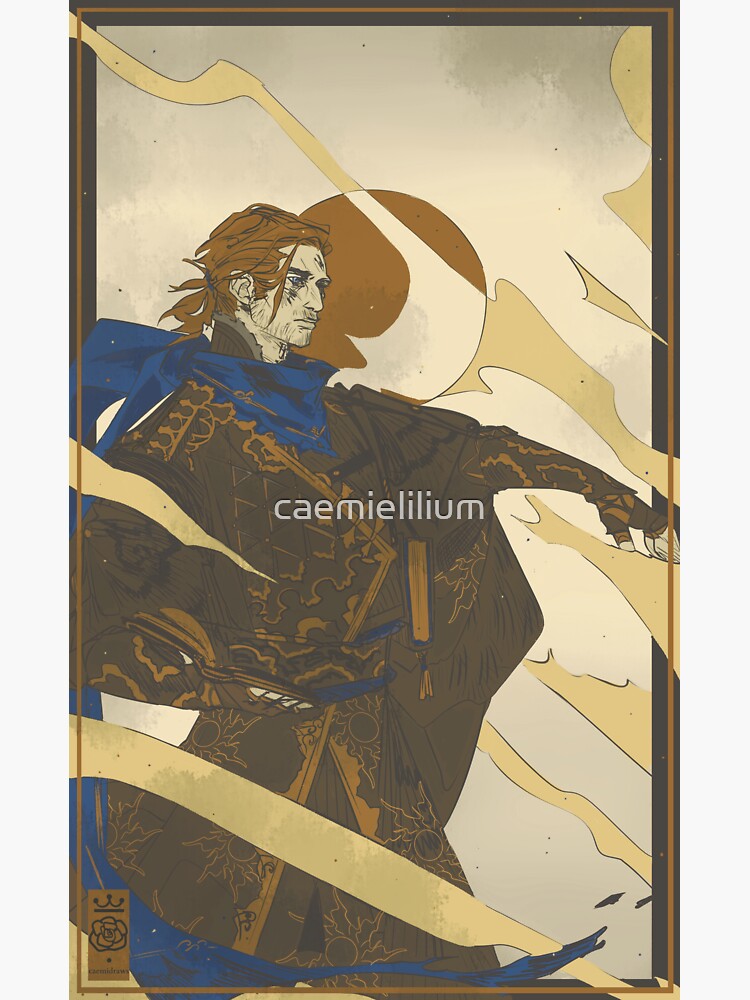 "Caleb 01" Sticker for Sale by caemielilium | Redbubble