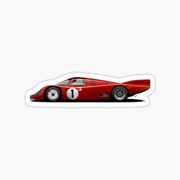 "Porsche 956" Sticker by akinamic | Redbubble