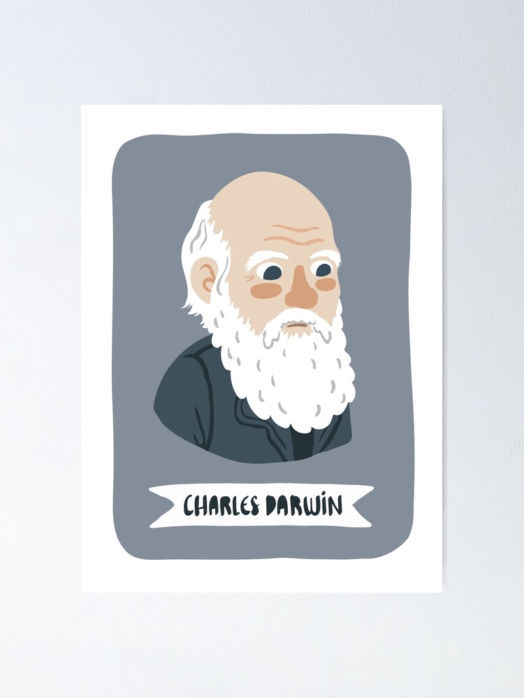 "Charles Darwin" Poster for Sale by victoriabarron | Redbubble