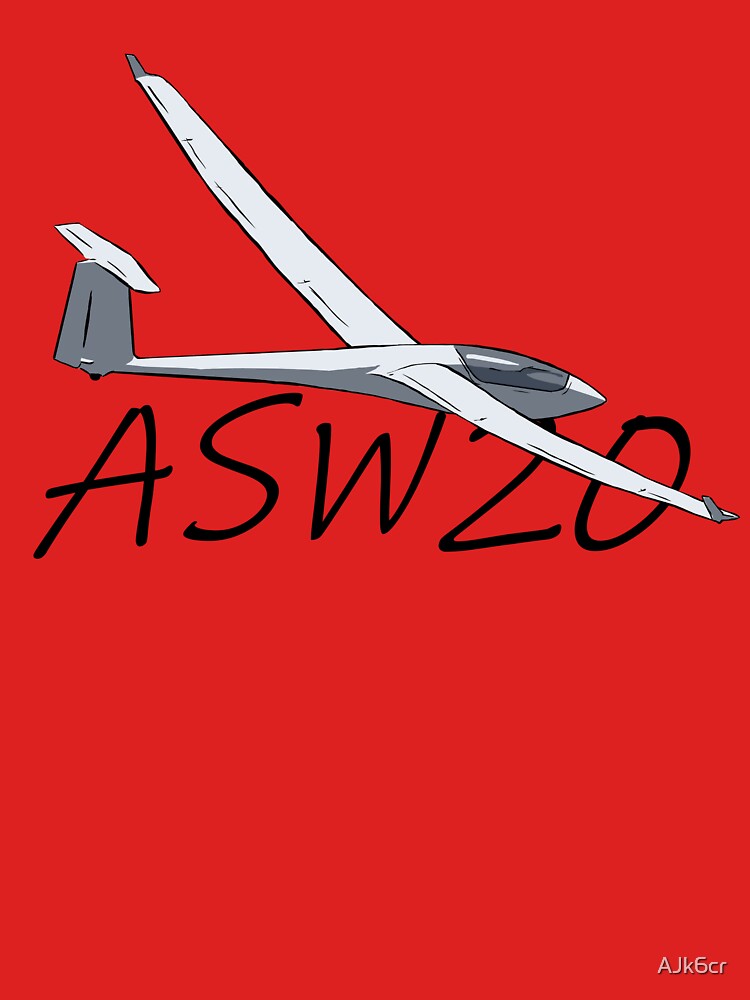 "ASW20 with winglets " T-shirt for Sale by AJk6cr | Redbubble | asw20 t ...