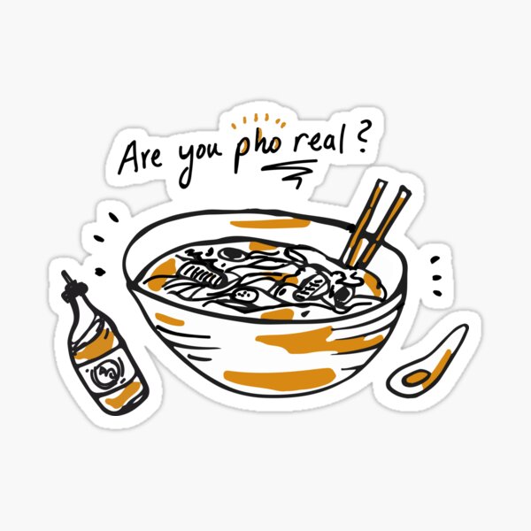 Pho Stickers | Redbubble