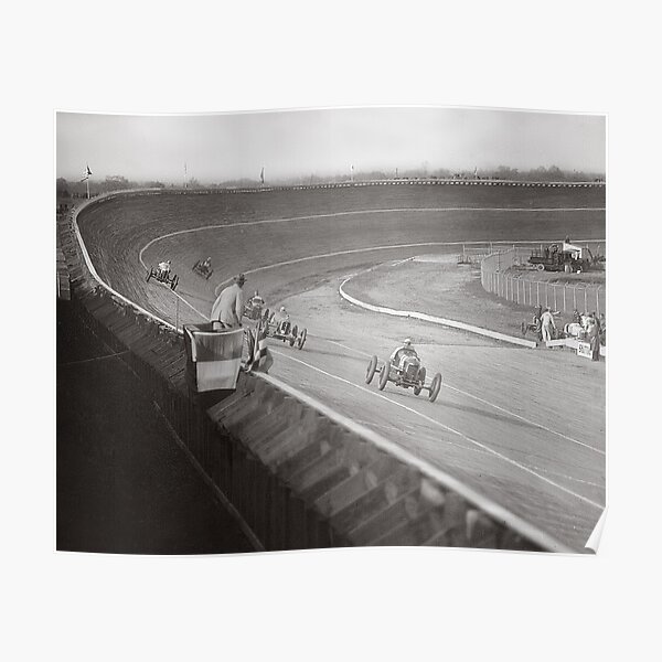 "Board Track Speedway, 1925. Vintage Photo" Poster by historyphoto ...