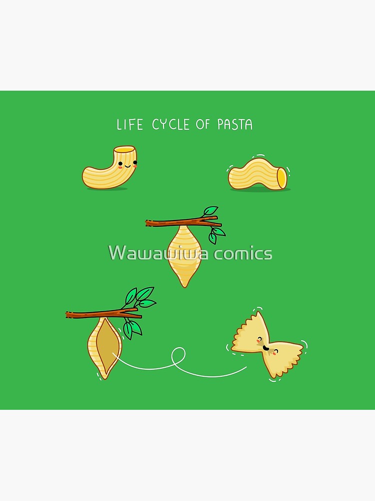 "Life cycle of pasta" Poster for Sale by Wawawiwa comics | Redbubble