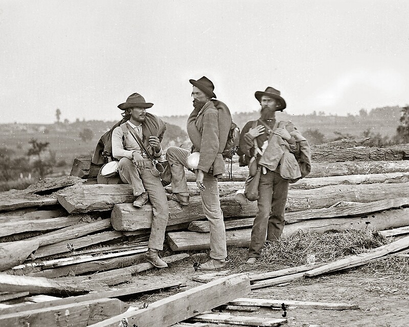 "Confederates at Gettysburg, 1863. Vintage Photo" by historyphoto ...